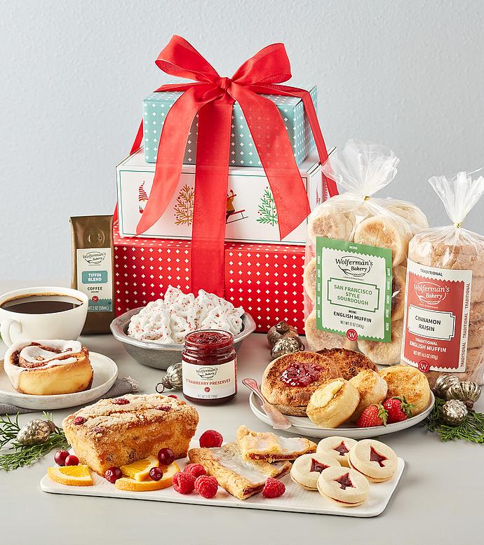 Deluxe Christmas Cheer Gift Tower
